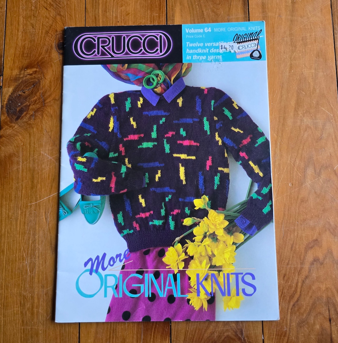 Crucci Knitting Booklet Volume 64 for Ladies and Teens - Etsy