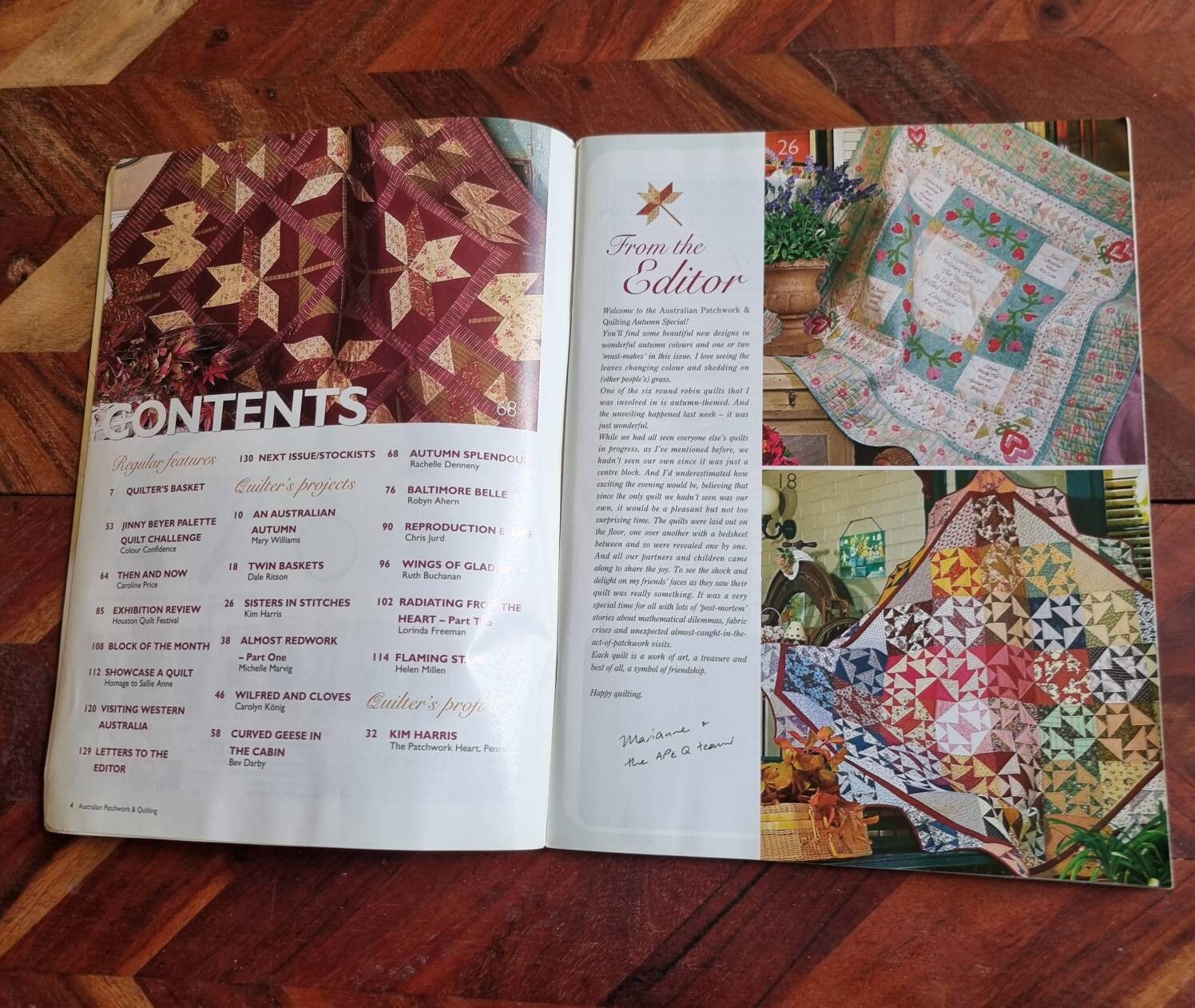 Australian Patchwork and Quilting Magazine Vol 14 No. 3 12 Enchanting ...