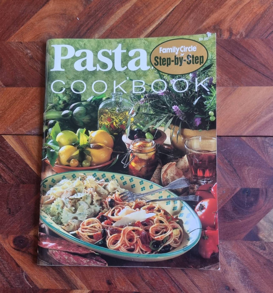Vintage Cook Book - Family Circle - Pasta Cookbook - 1995 Edition - Etsy