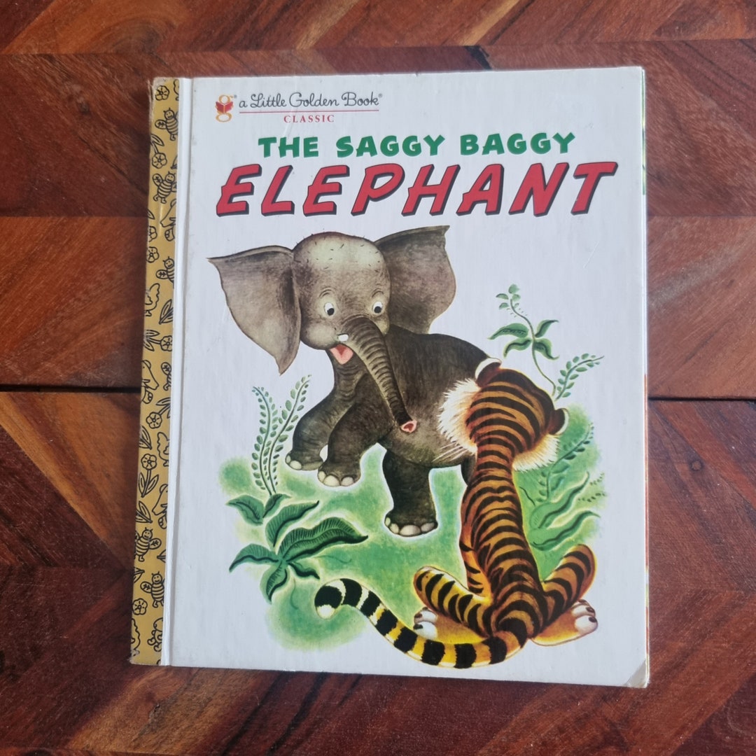 Children's Book - Little Golden Book - the Saggy Baggy Elephant - Etsy