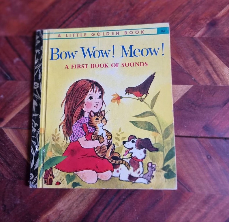 Vintage Children's Book Little Golden Book Bow Wow Meow A First Book of ...