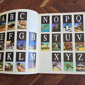 Vintage Children's Book - the New Alphabet of Animals - Christopher ...