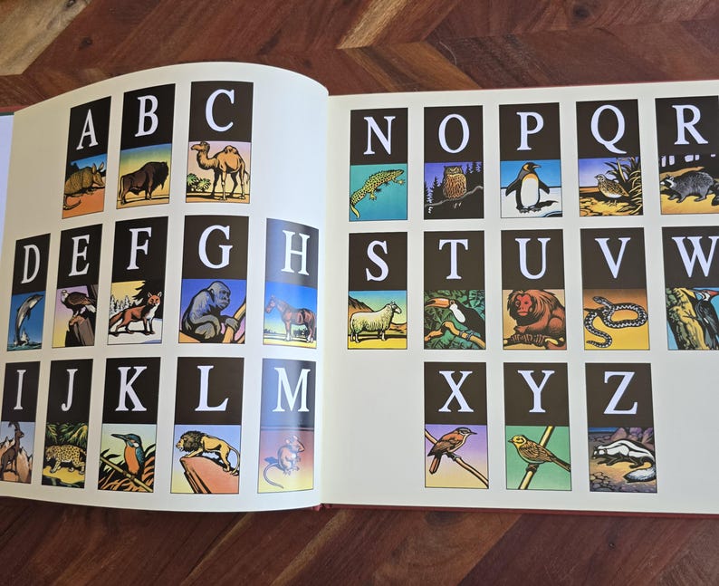 Vintage Children's Book - the New Alphabet of Animals - Christopher ...