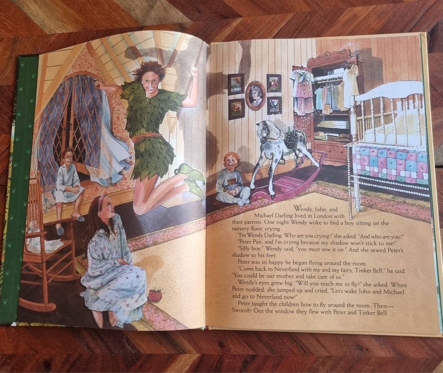 Vintage Childrens Books - Peter Pan - James M Barrie - Retold by Andrea ...