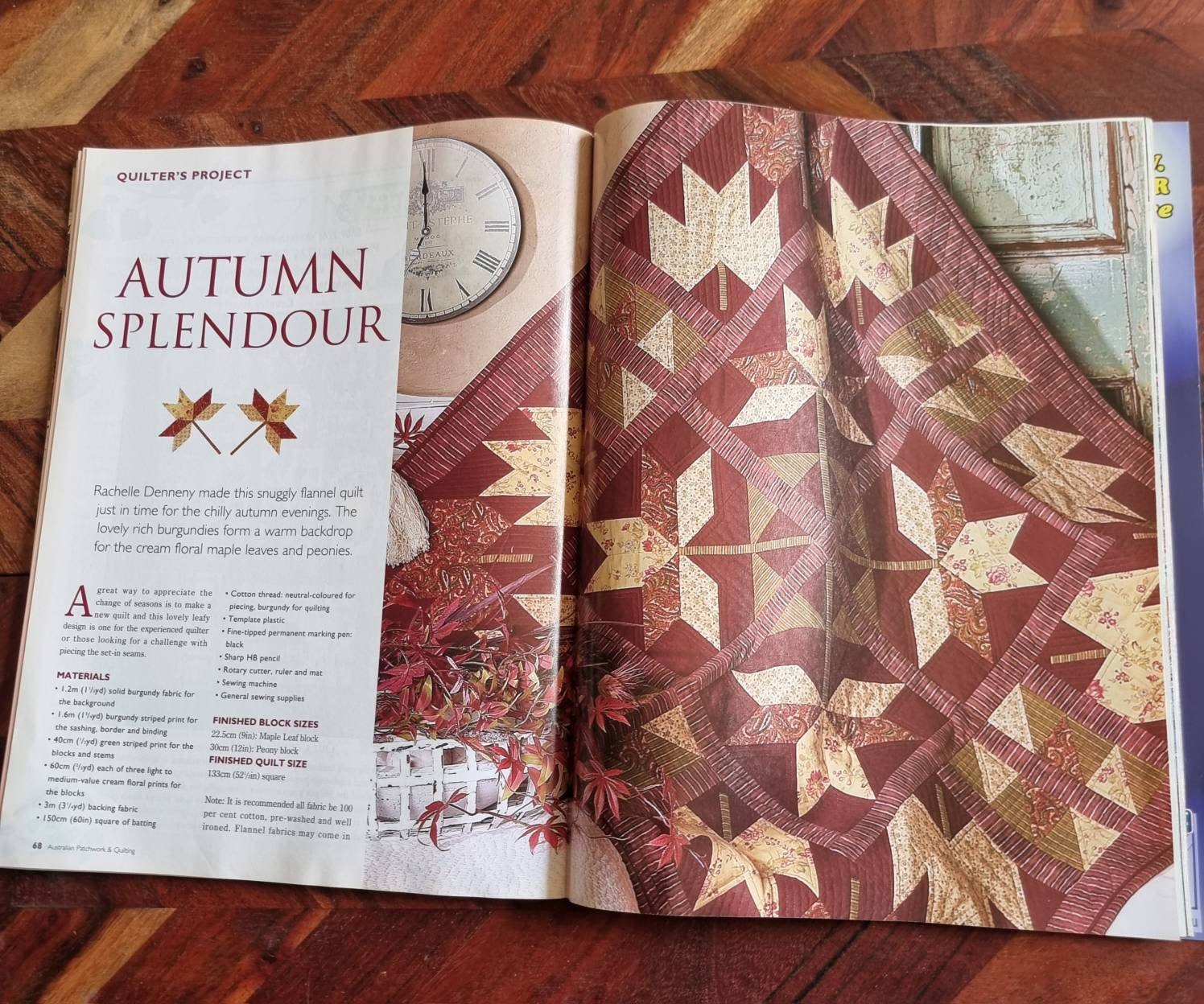 Australian Patchwork and Quilting Magazine Vol 14 No. 3 12 Enchanting ...