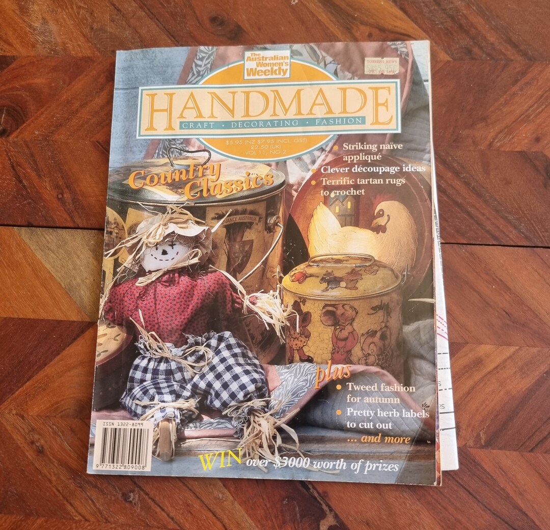 Handmade Magazine - Craft - Decorating - Sewing - Volume 11 No 2 - Etsy