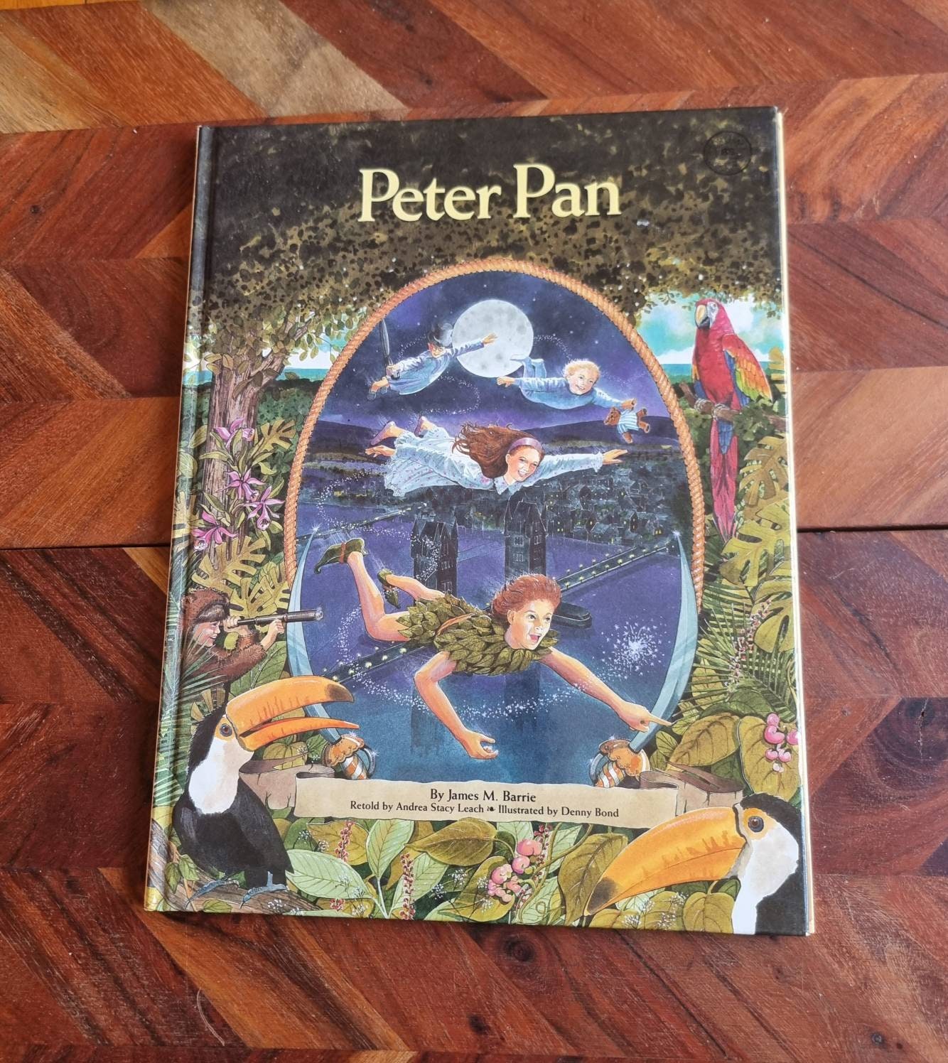 Vintage Childrens Books - Peter Pan - James M Barrie - Retold by Andrea ...