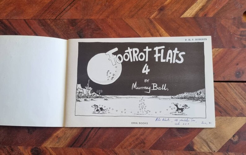 Vintage Comic Books Footrot Flats Volume 4 Murray Ball 1981 Edition - Etsy