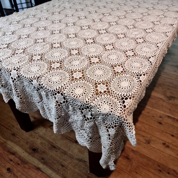 Crochet Tablecloth - Etsy