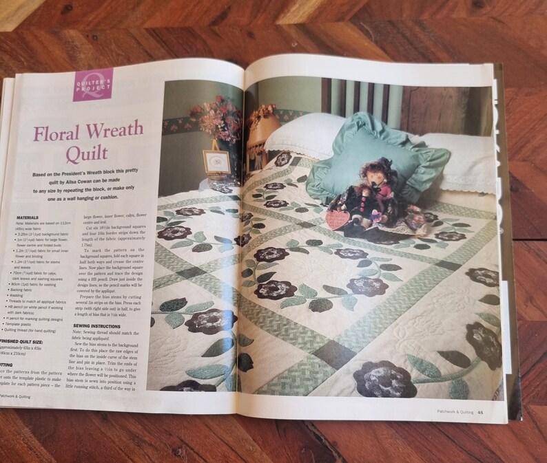 Australian Patchwork and Quilting Magazine Applique Special - Etsy