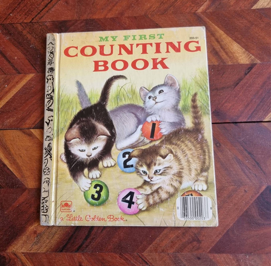 Vintage Children's Book - Little Golden Book - My First Counting Book ...