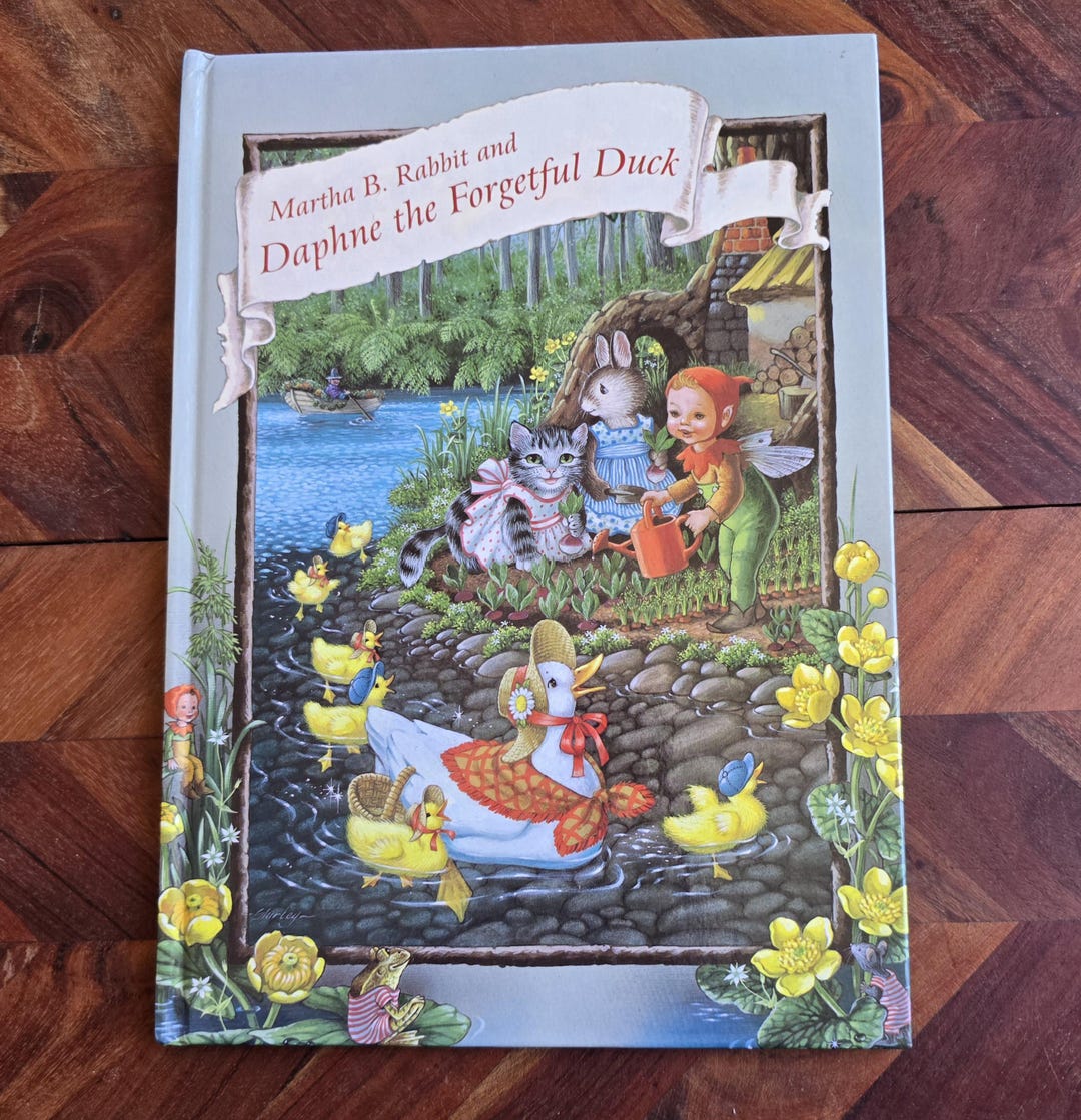 Vintage Children's Book - Martha B. Rabbit and Daphne the Forgetful ...