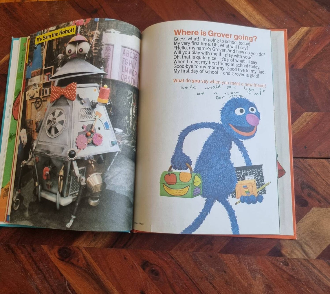 Vintage Children's Book the Sesame Street Library Volume 15 Featuring ...