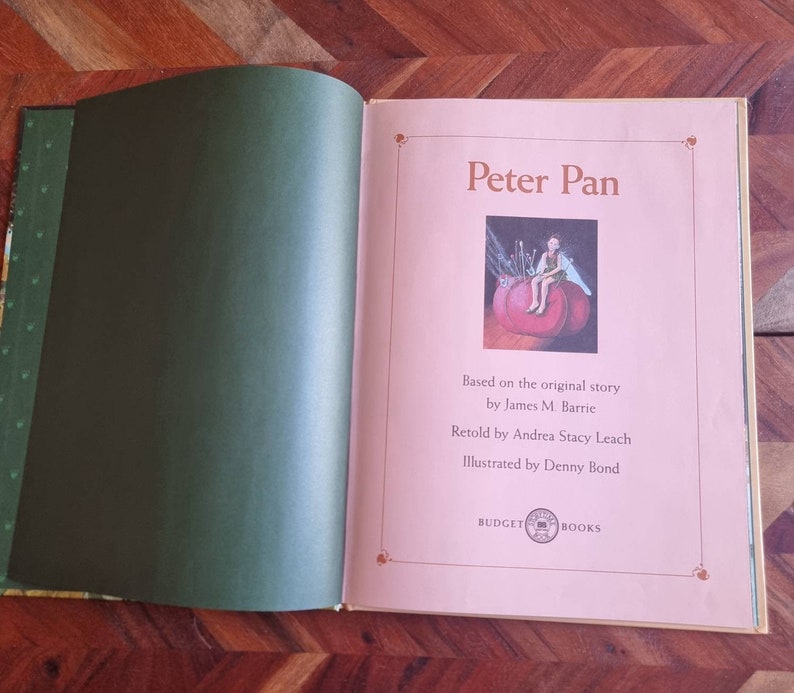 Vintage Childrens Books - Peter Pan - James M Barrie - Retold by Andrea ...