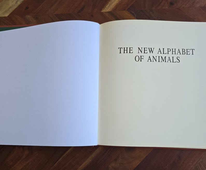 Vintage Children's Book - the New Alphabet of Animals - Christopher ...