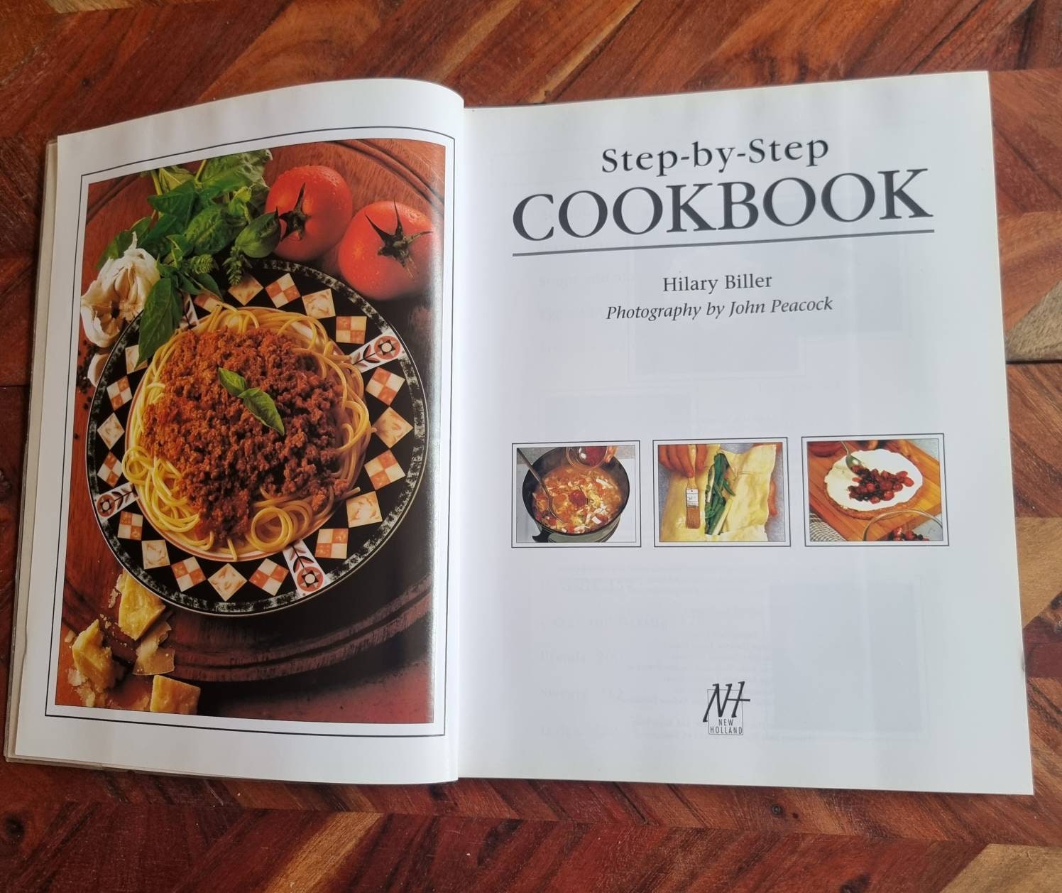 Vintage Cookbook Step-by-step Cookbook Hiary Biller John Peacock 1999 ...