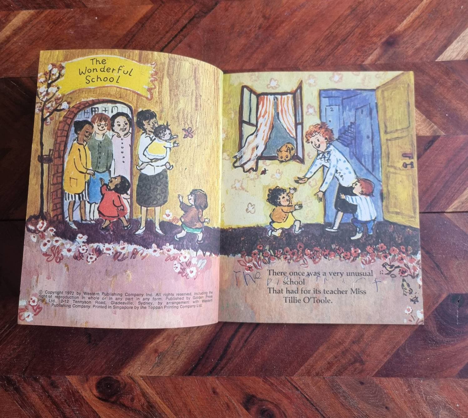 Vintage Children's Book - Little Golden Book - the Wonderful School ...