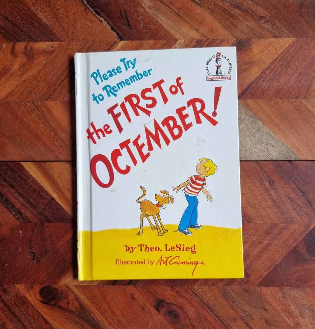 Vintage Children's Book - Please Try to Remember the First of Octember ...