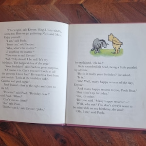 Vintage Children's Book - Eeyore Has a Birthday - A.a.milne - 1975 ...