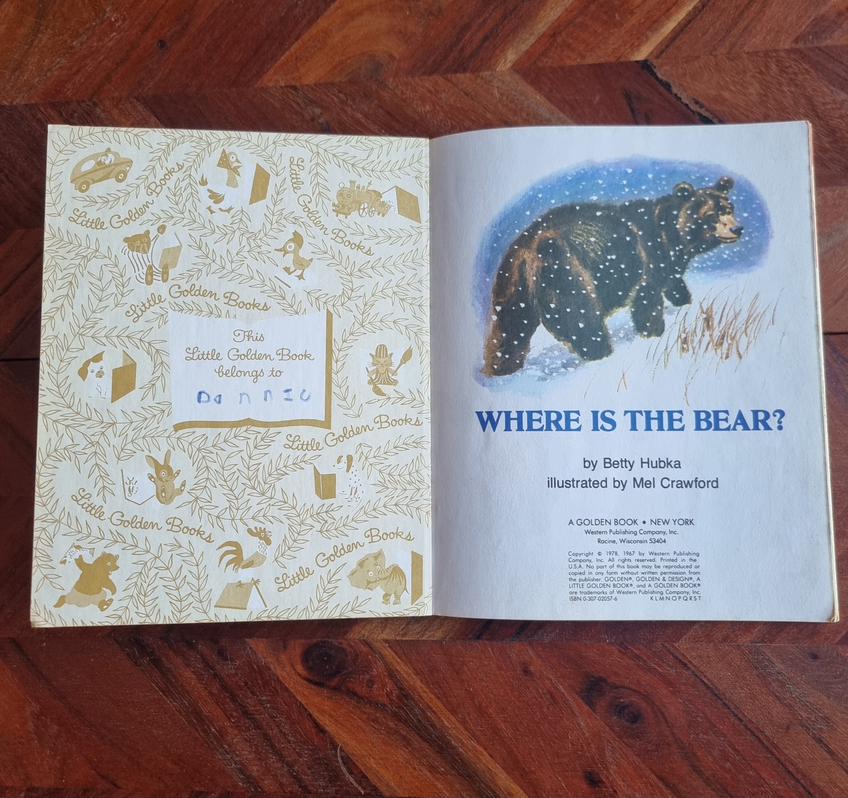 Vintage Children's Book - Little Golden Book - Where is Bear? - 1978 ...
