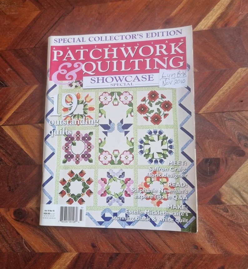 Australian Patchwork and Quilting Magazine - Vol 19 No. 10 - Showcase ...