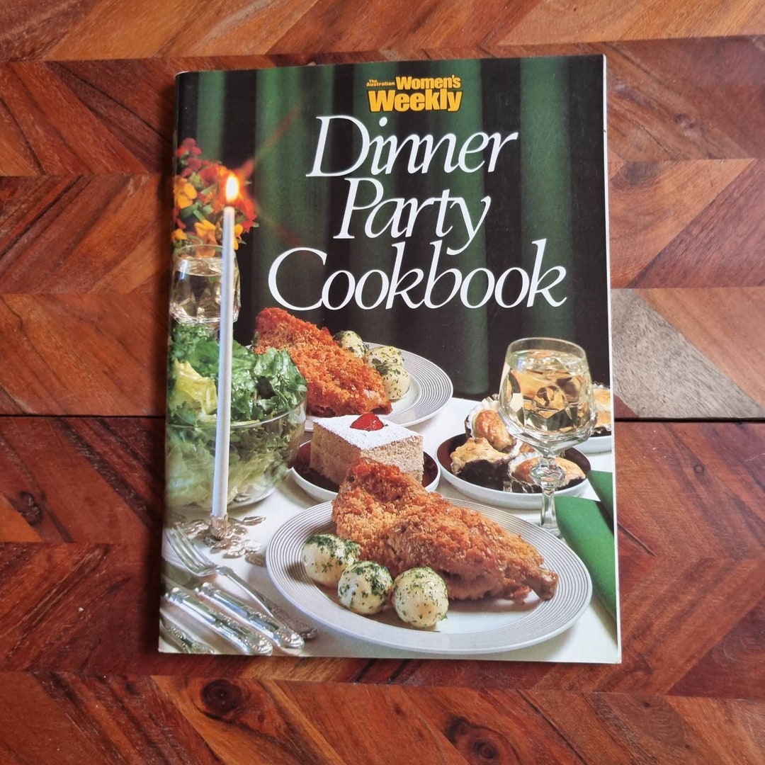 Australian Womens Weekly Cookbooks - Dinner Party Cookbook - Etsy Australia