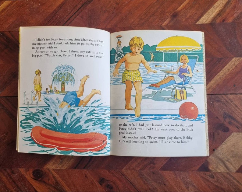 Vintage Children's Book Little Golden Book Petey and I - Etsy