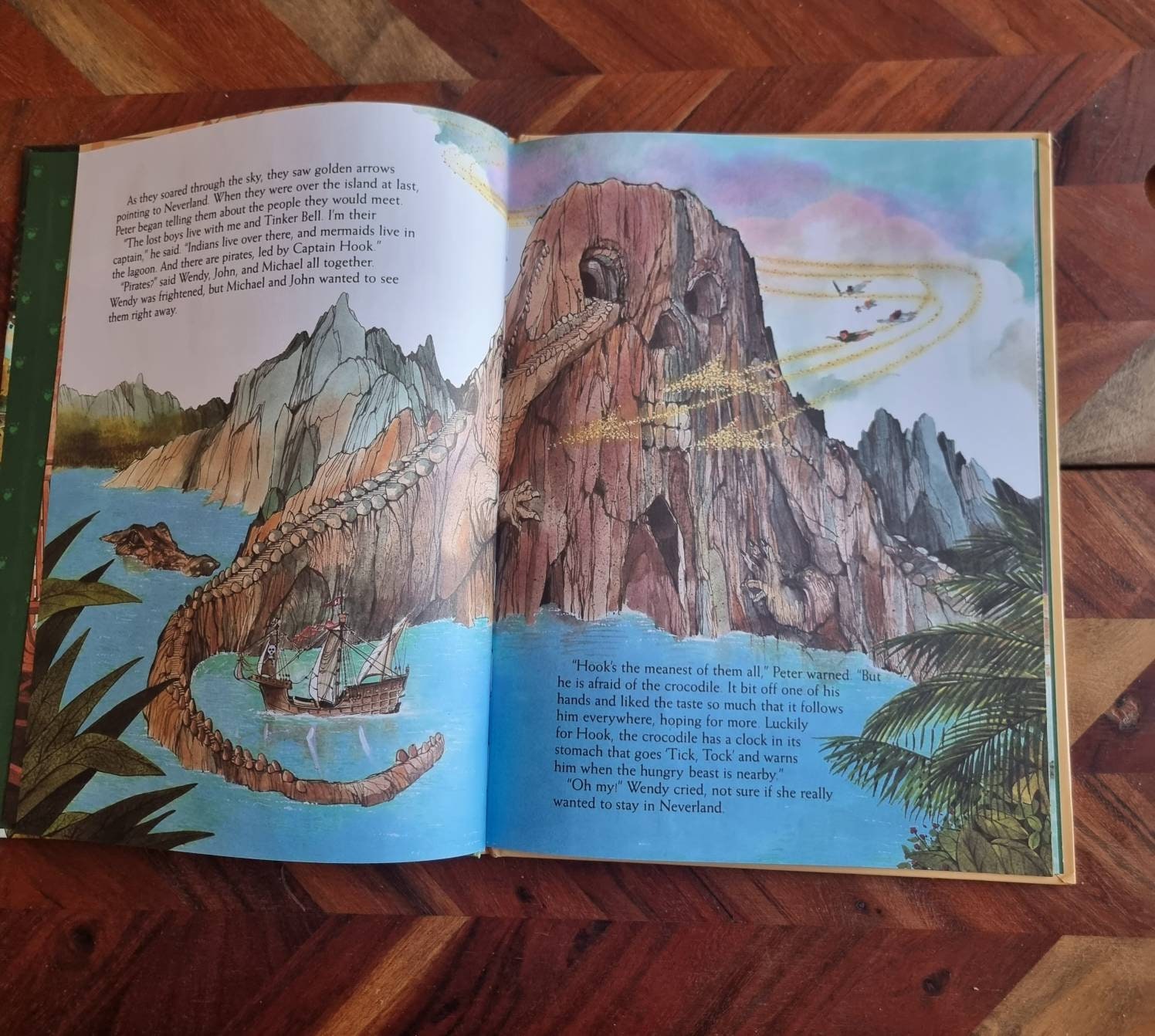 Vintage Childrens Books - Peter Pan - James M Barrie - Retold by Andrea ...