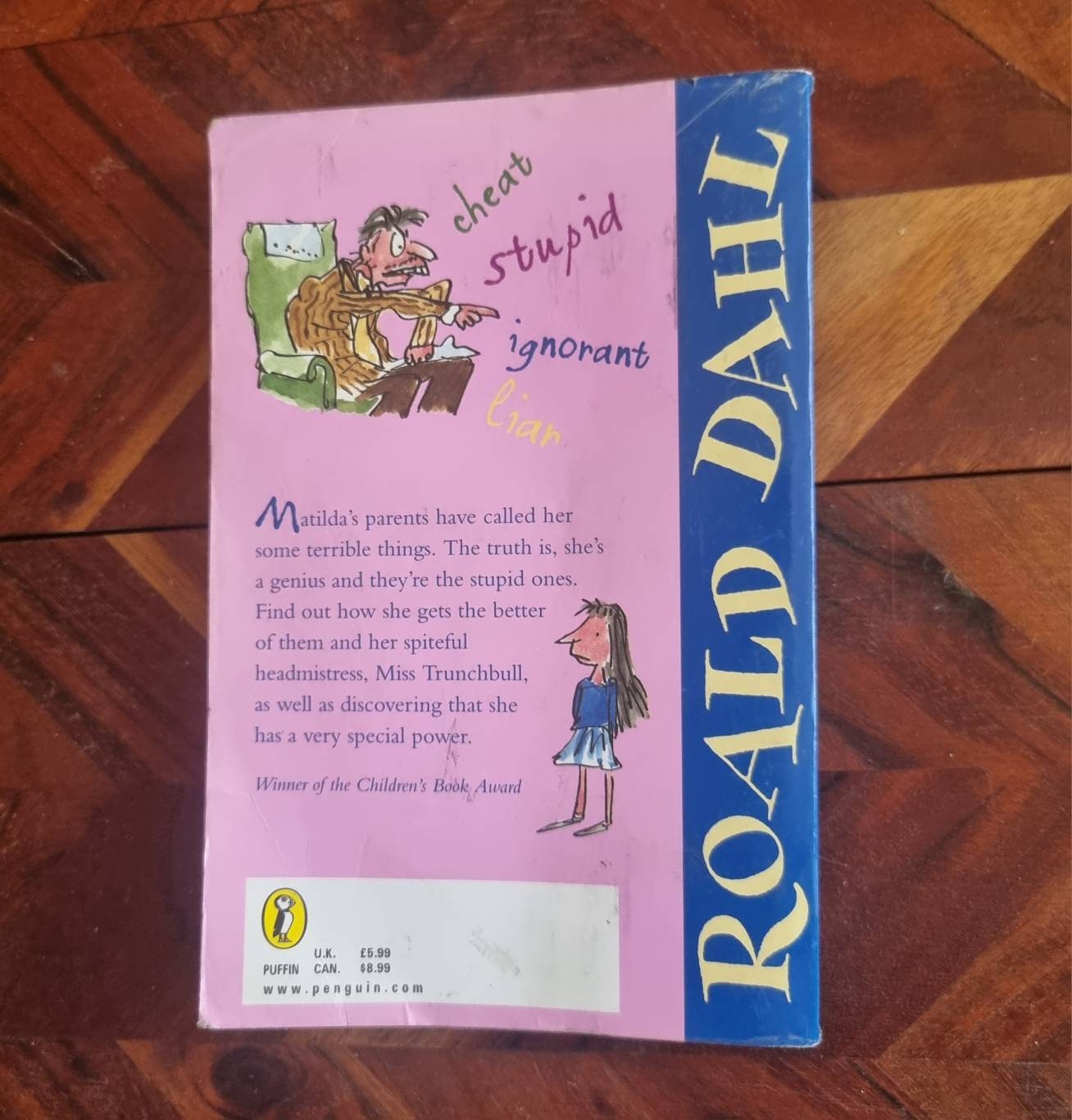 Vintage Childrens Books - Matilda - Roald Dahl - 1988 Soft Cover Puffin ...