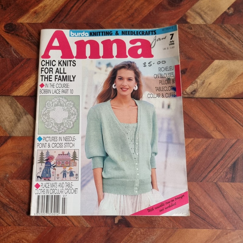 Magazine Burda 1990 - Etsy