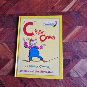 Vintage Children's Book - C is for Clown - A Circus of C Words - Stan ...