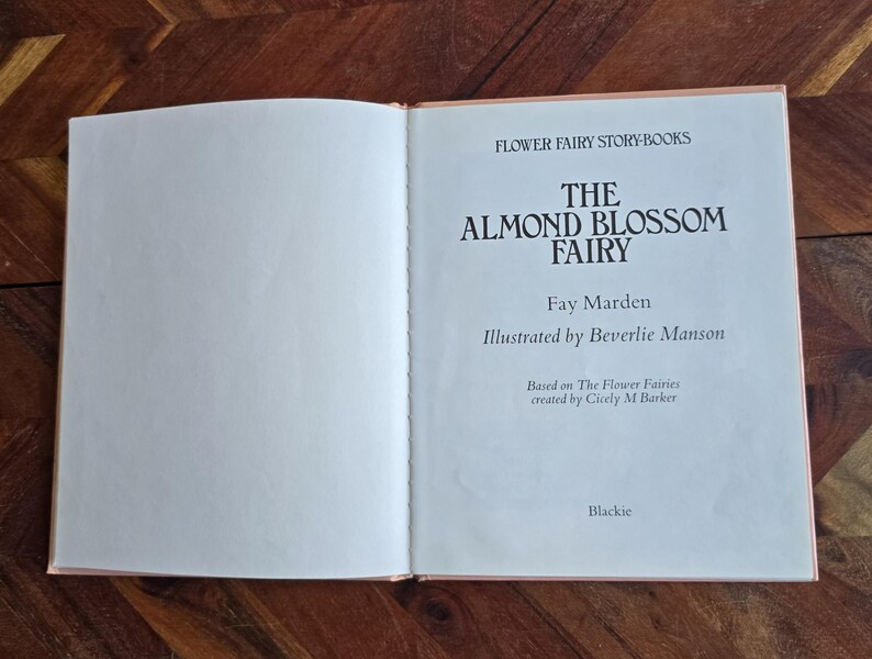 Vintage Flower Fairy Story Book – the Almond Blossom Fairy, 1986 ...
