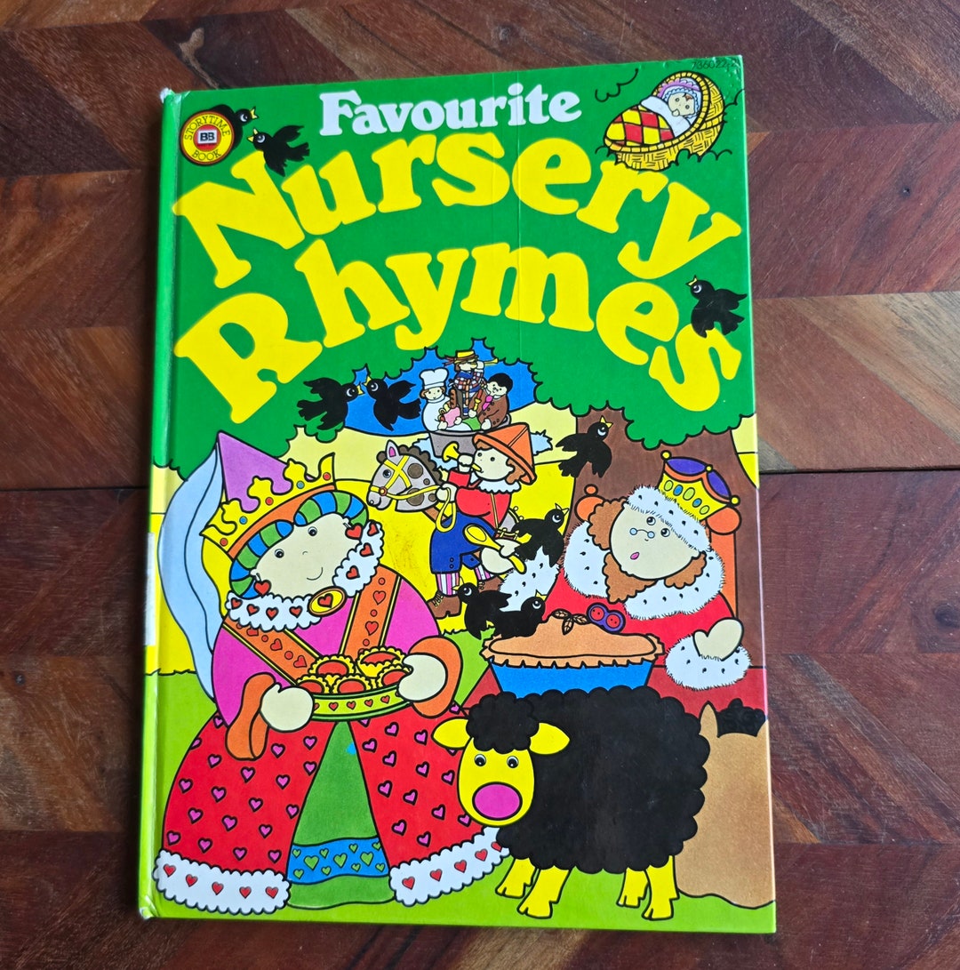 Vintage Children's Book - Favourite Nursery Rhymes - Illustrated by ...
