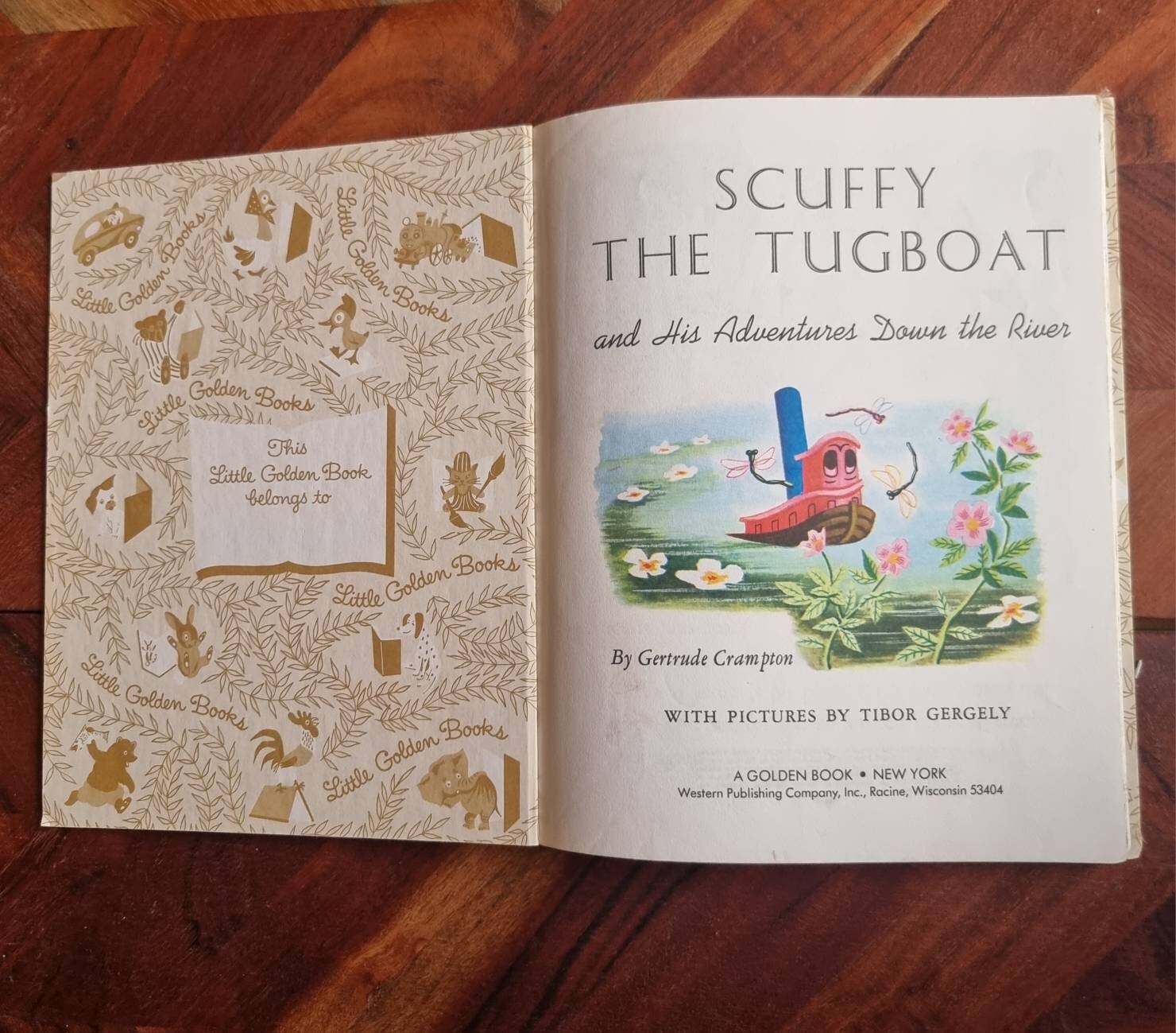 Vintage Children's Book - Little Golden Book - Scruffy - 1974 Edition ...