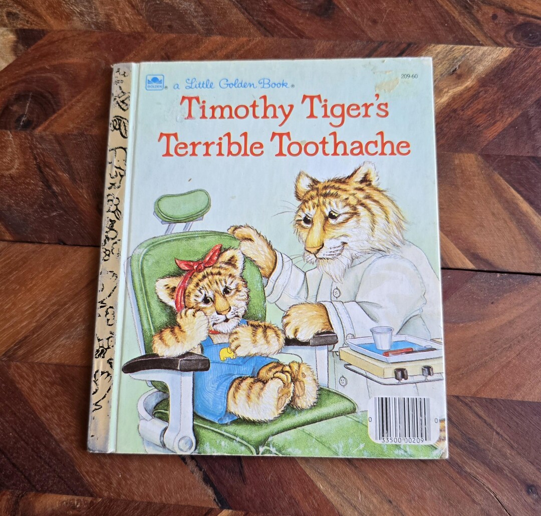 Vintage Children's Book - Little Golden Book - Timothy Tiger's Terrible ...