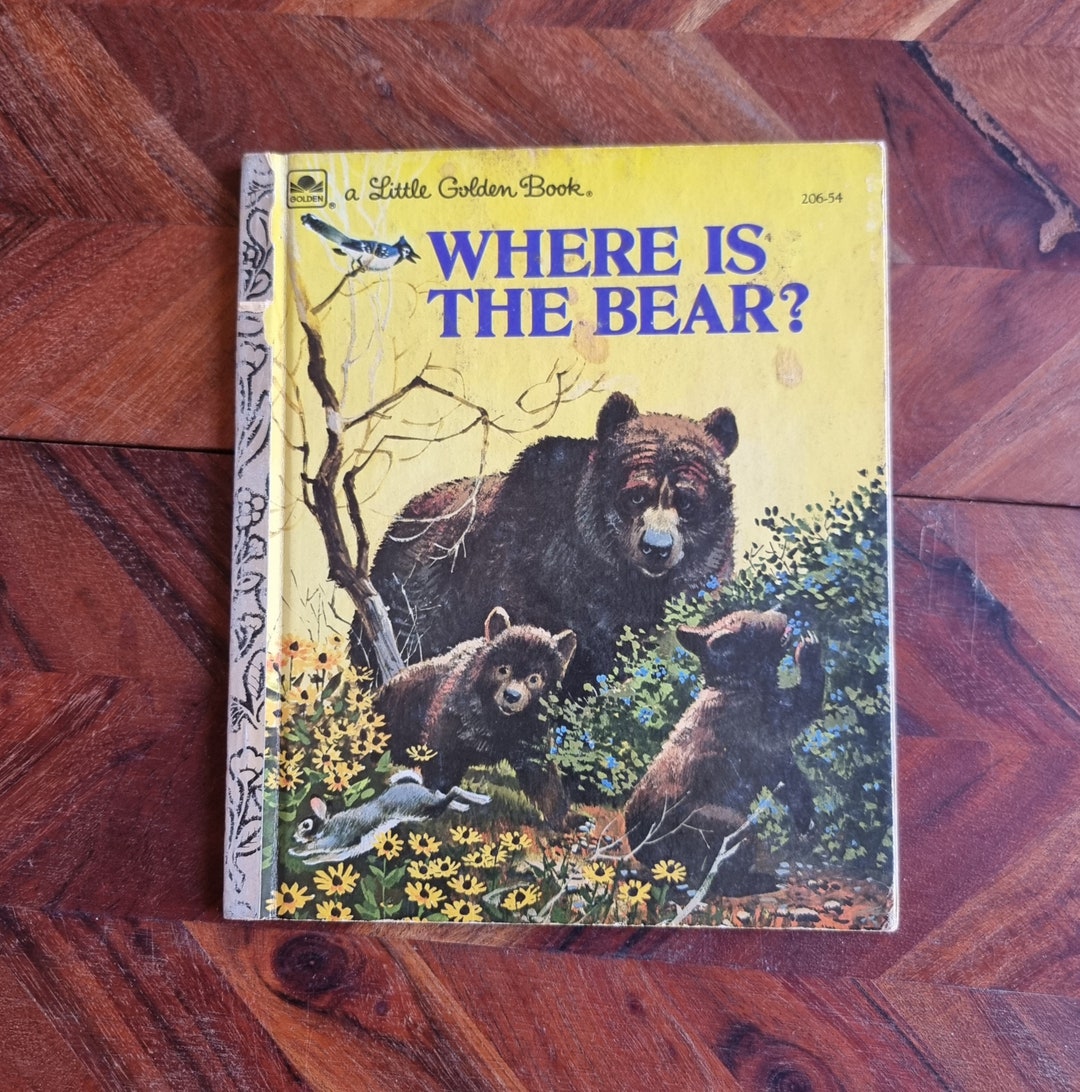 Vintage Children's Book - Little Golden Book - Where is Bear? - 1978 ...