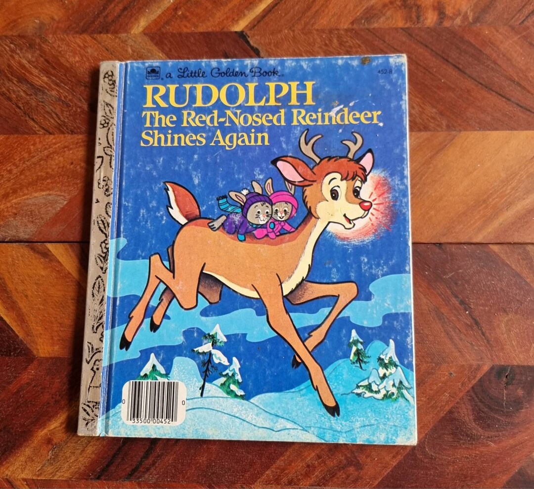 Vintage Children's Book - Little Golden Book - Rudolph the Red-nosed ...