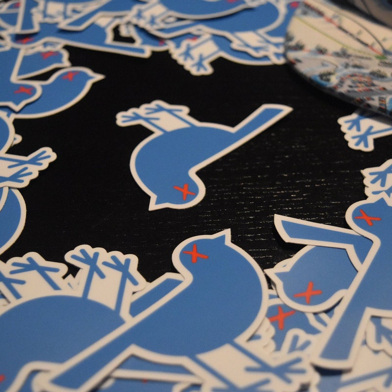 Bluebird Stickers - Etsy
