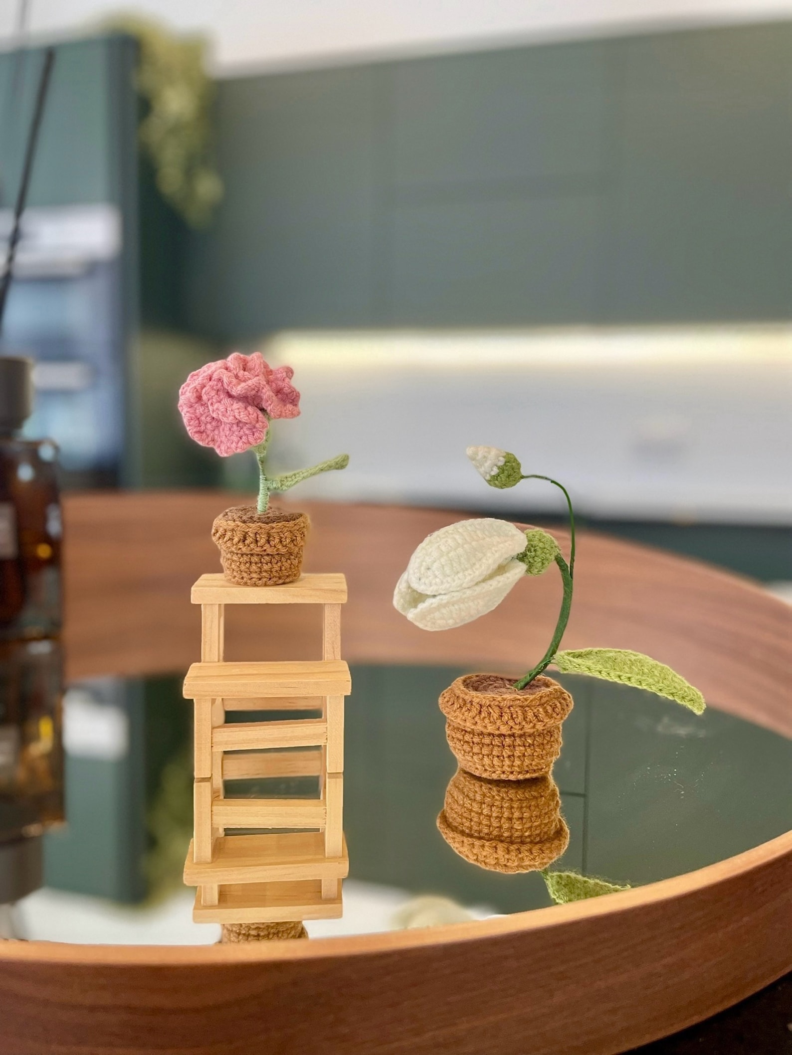 January Birth Flower Crochet Collection: Crocheted Potted Snowdrops ...