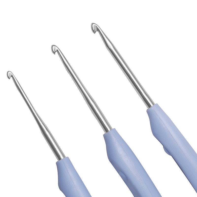 Crochet Hook Blue Hook Amigurumi Size - Etsy