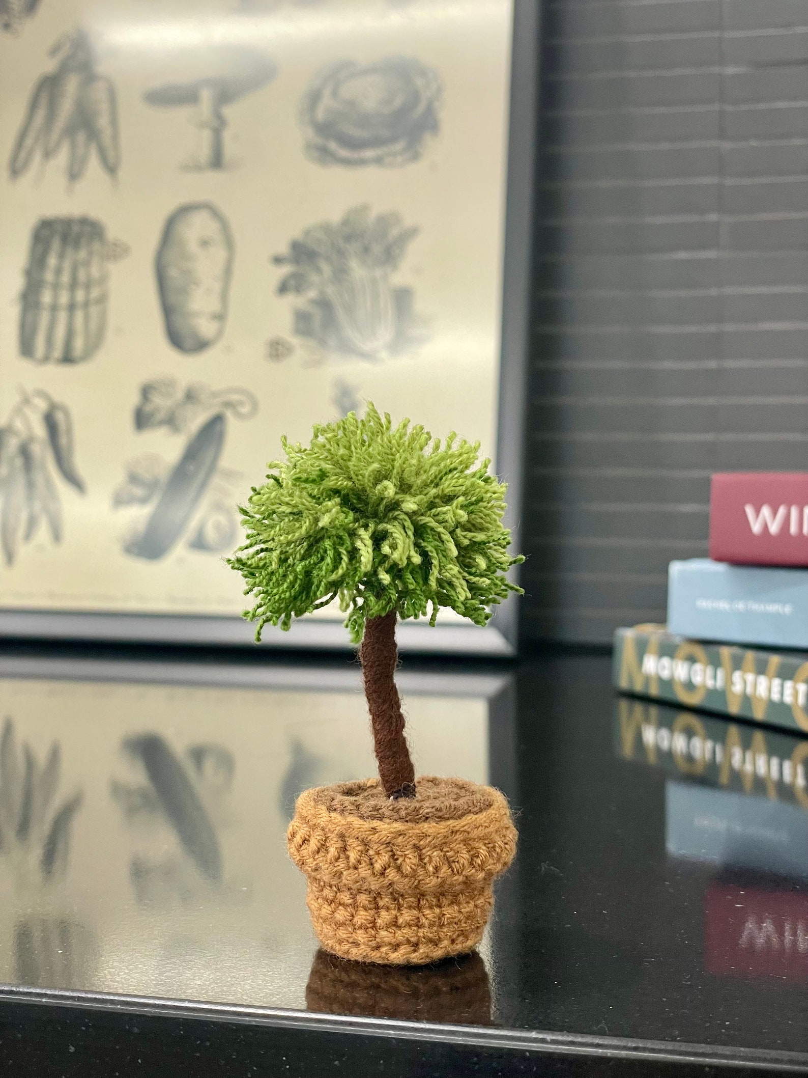 Crocheted Tree and Bonsai - Unique Decor, Eco-friendly Gifts - Plant ...