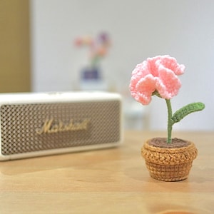 January Birth Flower Crochet Collection: Crocheted Potted Snowdrops ...