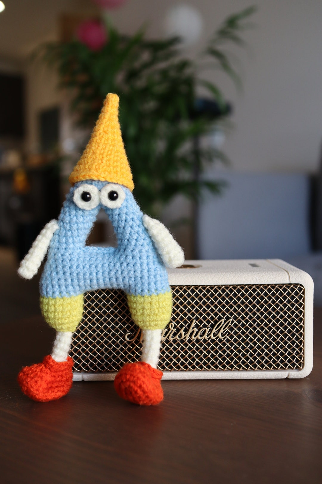 Handmade Crochet Uppercase Letter A - Whimsical Decorative Accent and Personalized Gift for ...