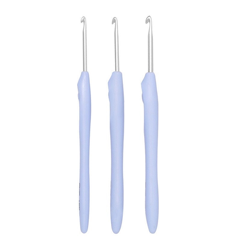 Crochet Hook Blue Hook Amigurumi Size - Etsy