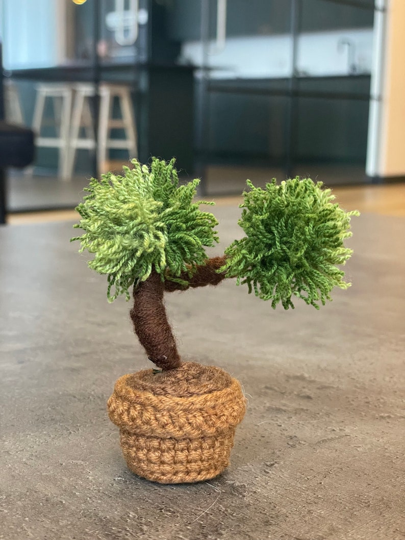 Crocheted Tree and Bonsai - Unique Decor, Eco-friendly Gifts - Plant ...