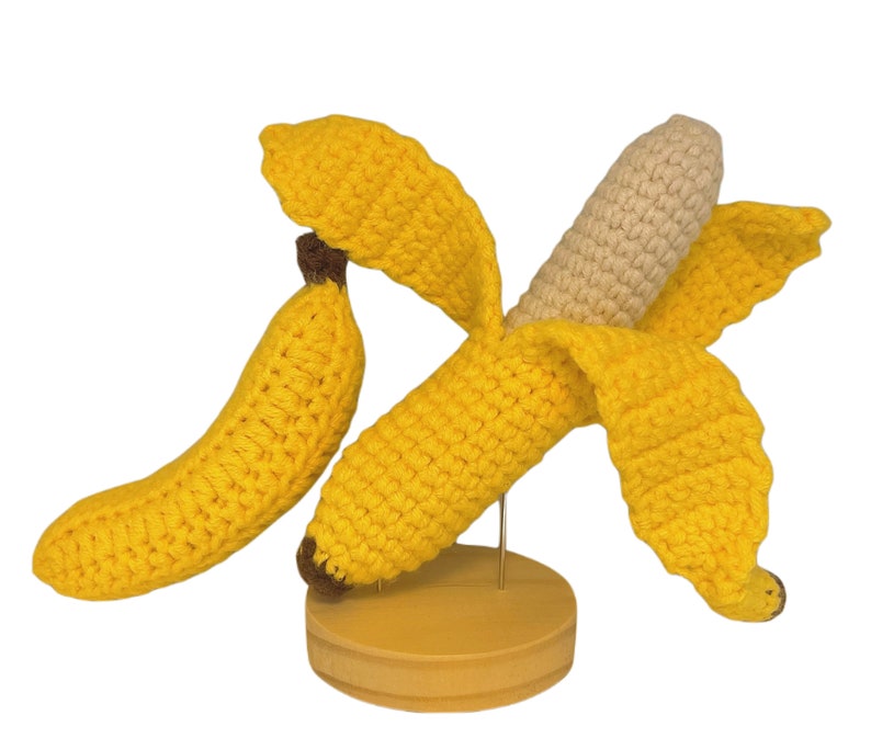 Crochet Pattern Bananas Pattern Peeled Banana Fruits - Etsy