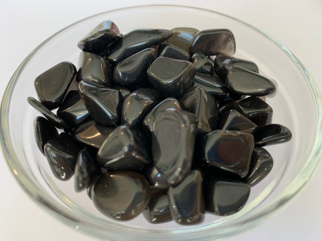 Small Apache Tear Tumbled Stone - Etsy