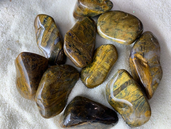 Large Lion Skin Tumbled Stone - Etsy