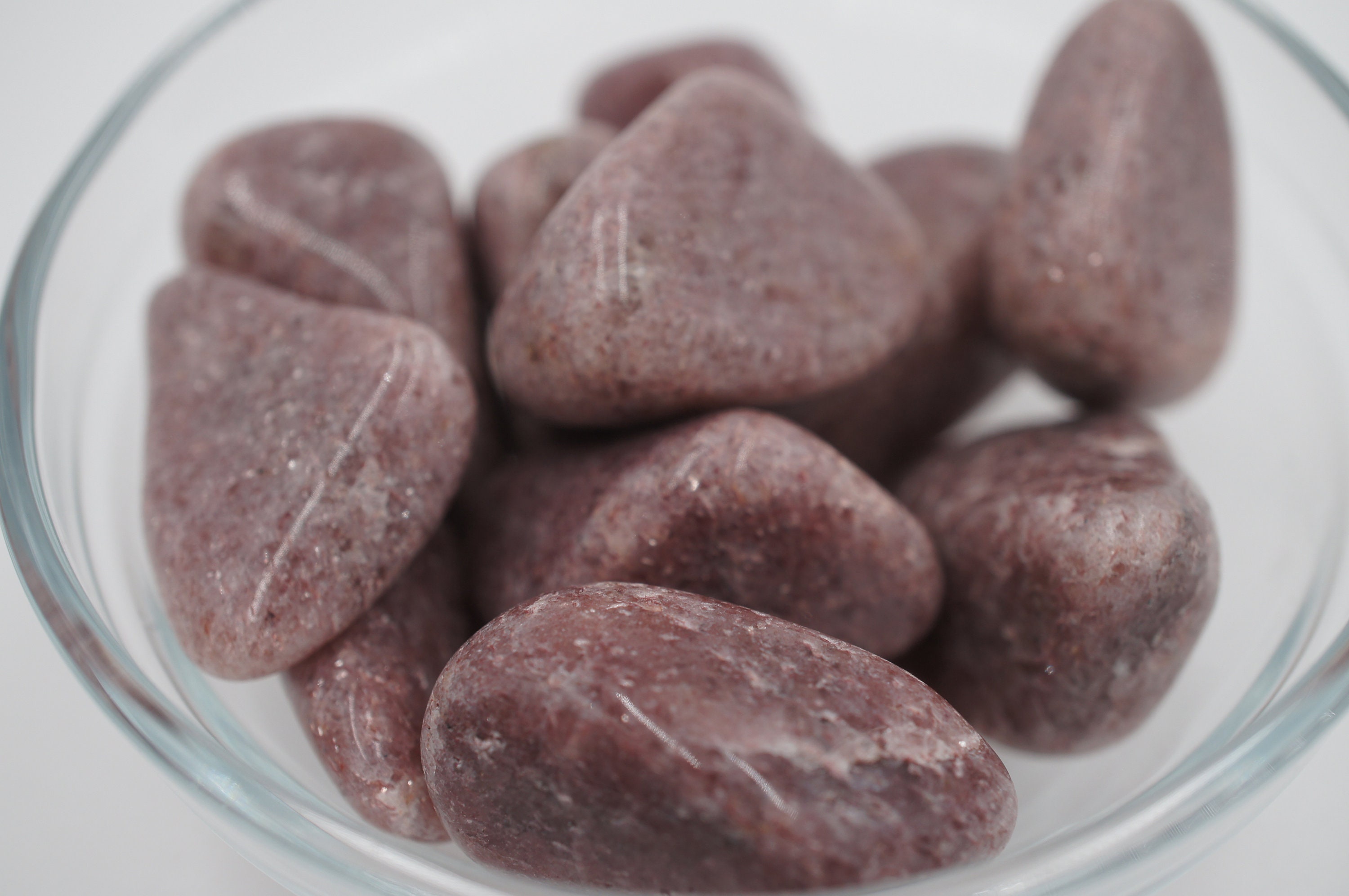 Lepidolite Tumble, Medium Lepidolite Tumbled Stone - Etsy