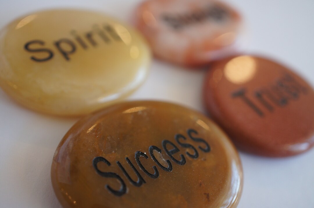 Spirit Word Stone, Strength Word Stone, Success Gemstone, Trust Word ...